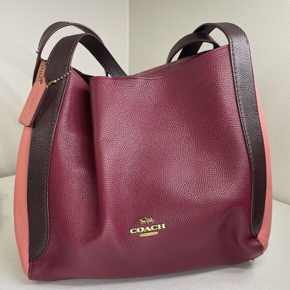 Coach | Bags | Coach Hadley Hobo Leather Bag Inside Marks Leather Purse ...